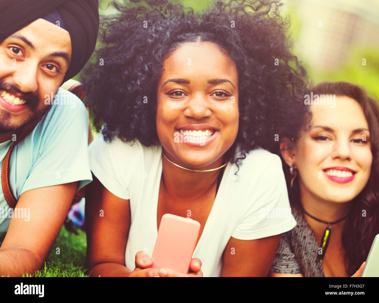 Talking Brainstorming Communication Friends Concept Stock Photo - Alamy