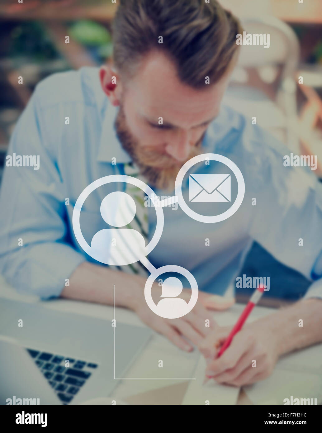 Instant Messaging Email Icon Comunication Connection Concept Stock ...