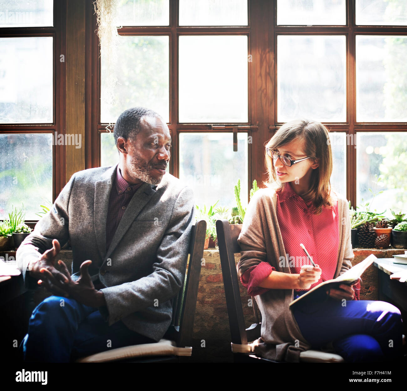 People Talking Communication Conversation Workplace Concept Stock Photo ...