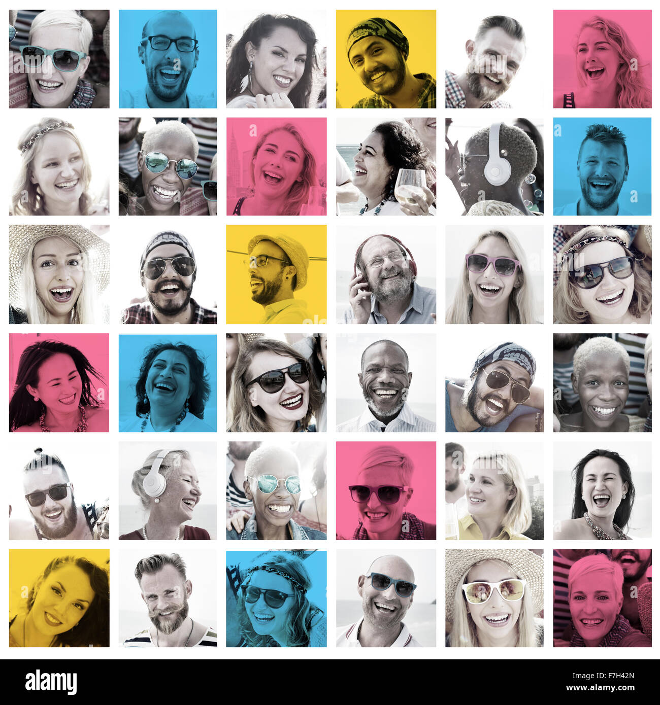 Friends Friendship Portrait Togetherness Fun Concept Stock Photo - Alamy