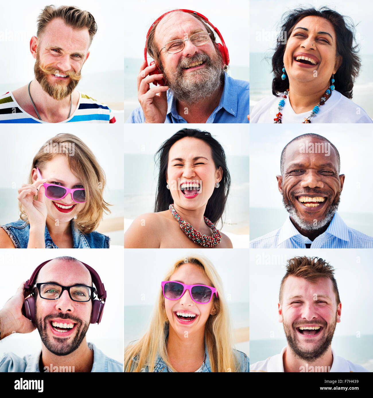 Friends Friendship Portrait Togetherness Fun Concept Stock Photo - Alamy