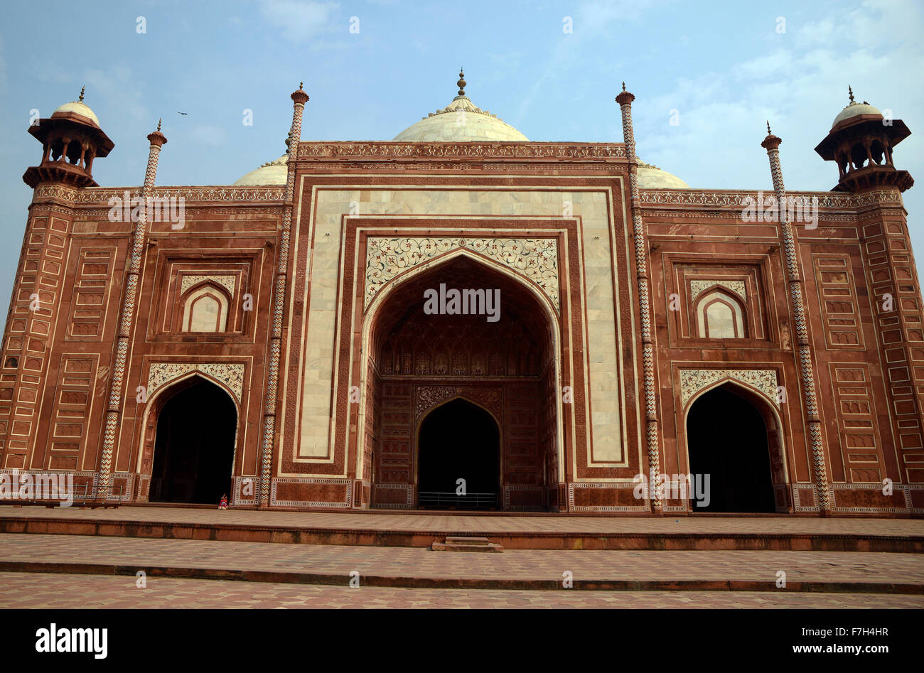 Mosque of Taj Mahal complex,Agra,India Stock Photo - Alamy