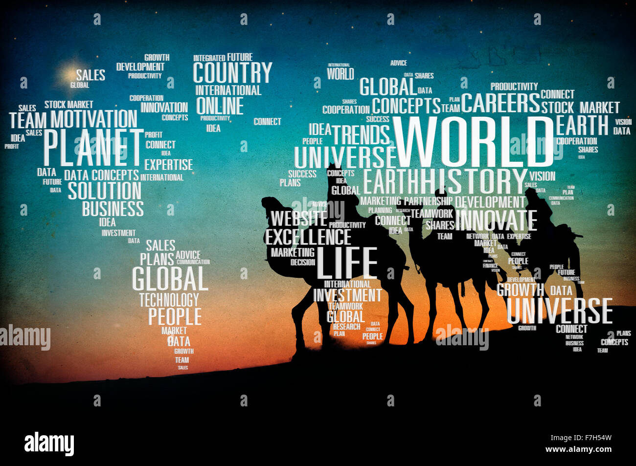 Planet World Earth Universe Global Innovation Concept Stock Photo - Alamy