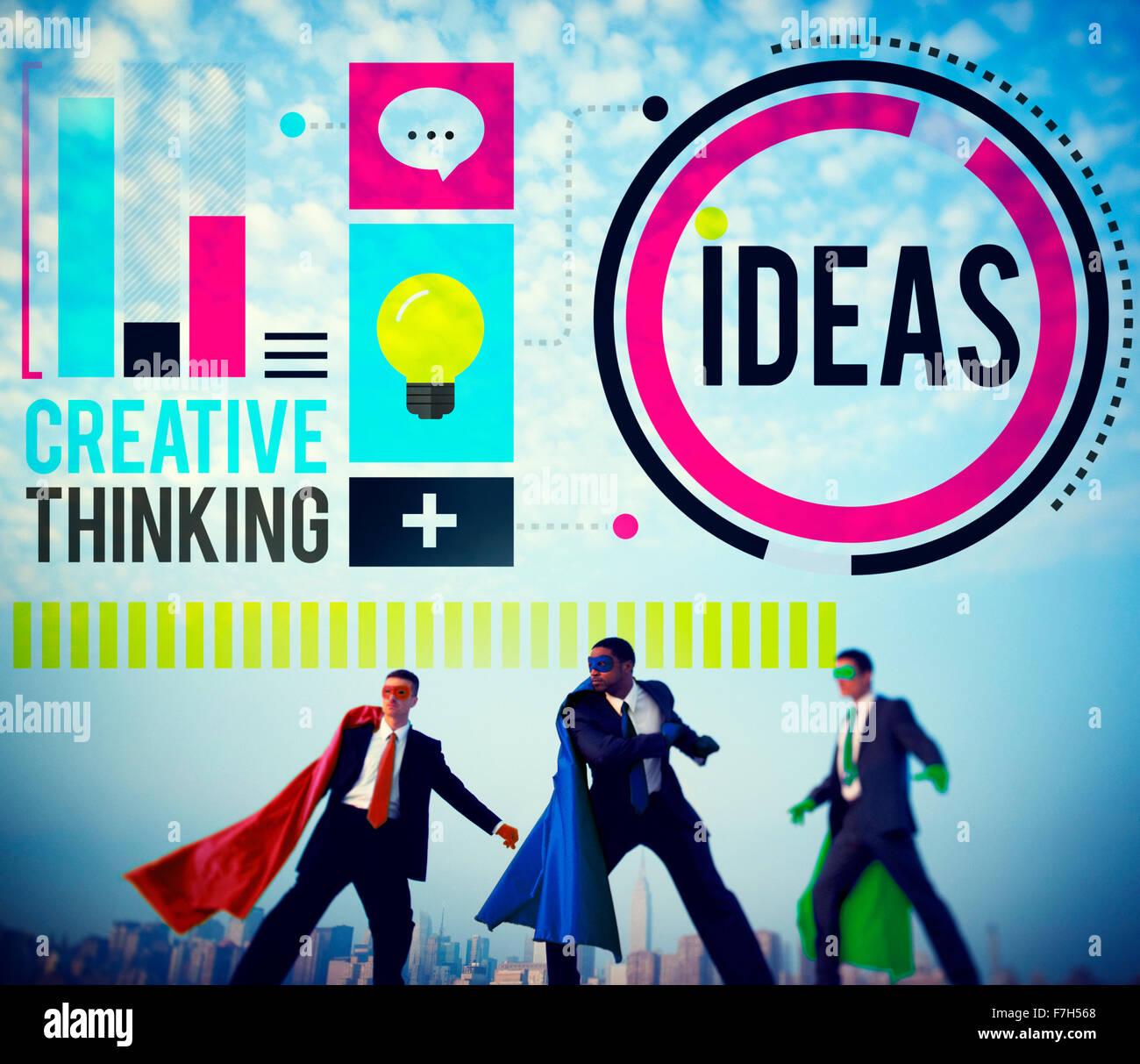 Ideas Creative Thinking Aspirations Mission Concept Stock Photo - Alamy