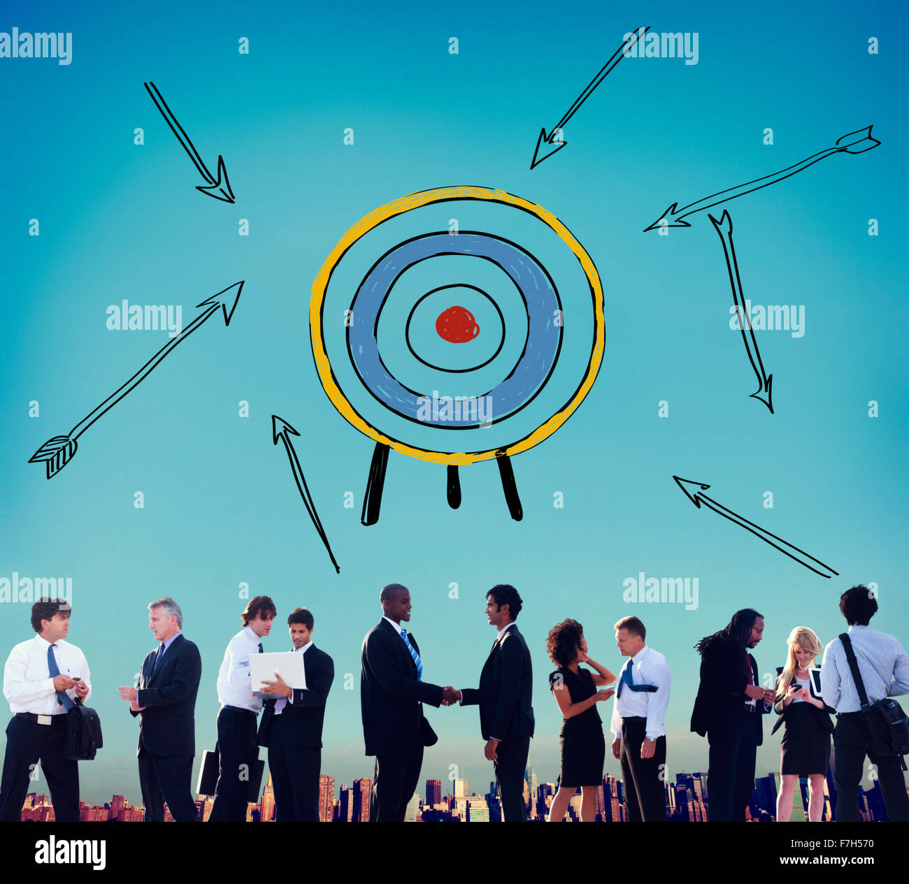 Goal Target Success Aspiration Aim Inspiration Concept Stock Photo - Alamy