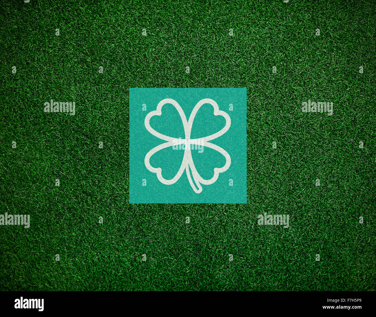 Green Clover Leaf Environmental Inspiration Concept Stock Photo - Alamy