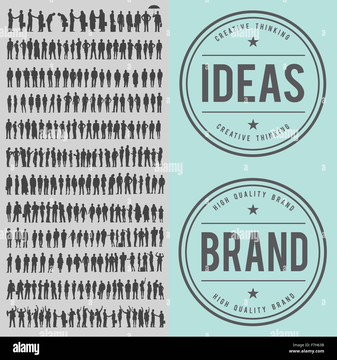 Vector Business People Corporate Company Concept Stock Vector Image ...