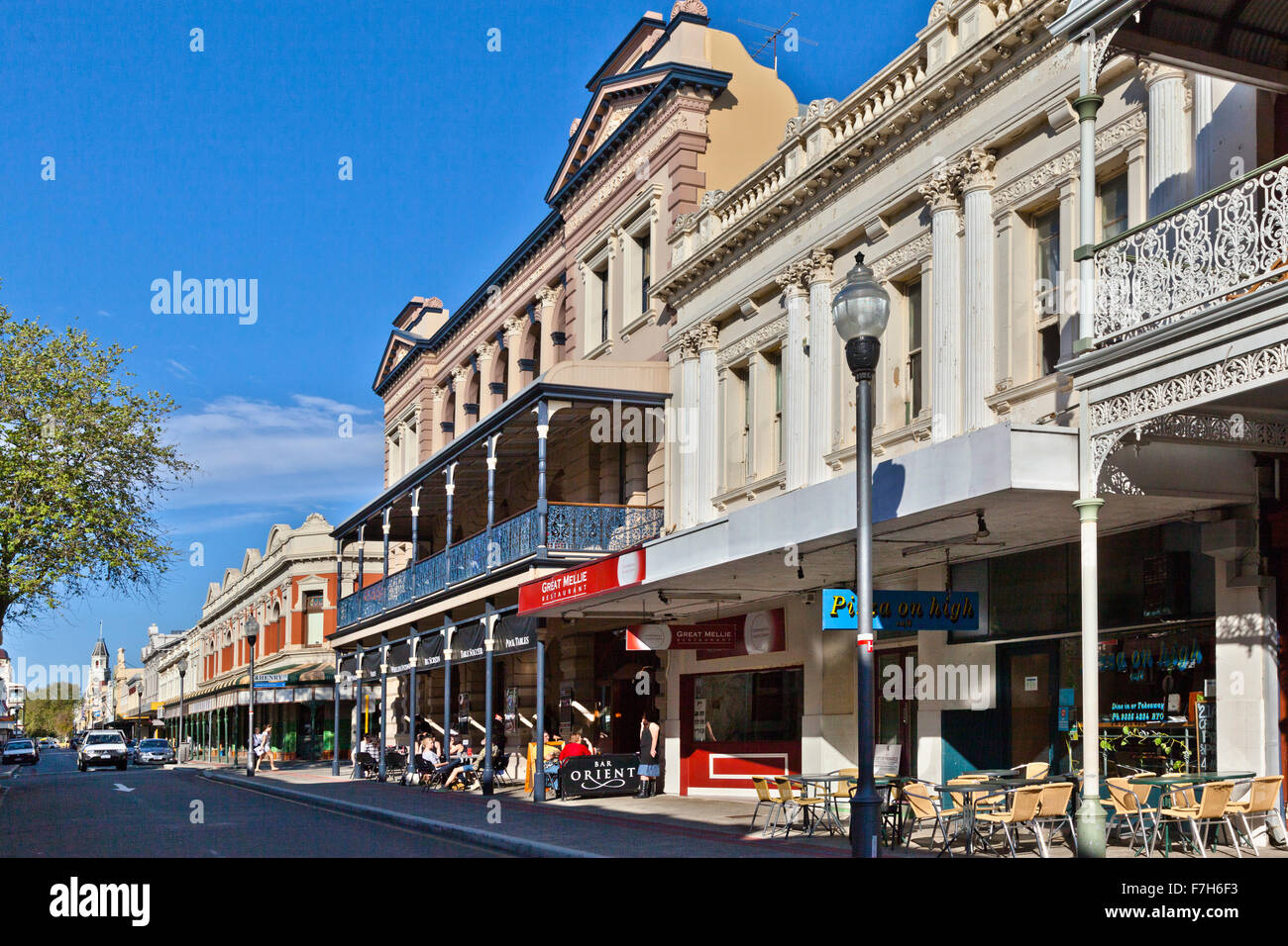 Australia, Western Australia, Fremantle, heritage buildings on High ...