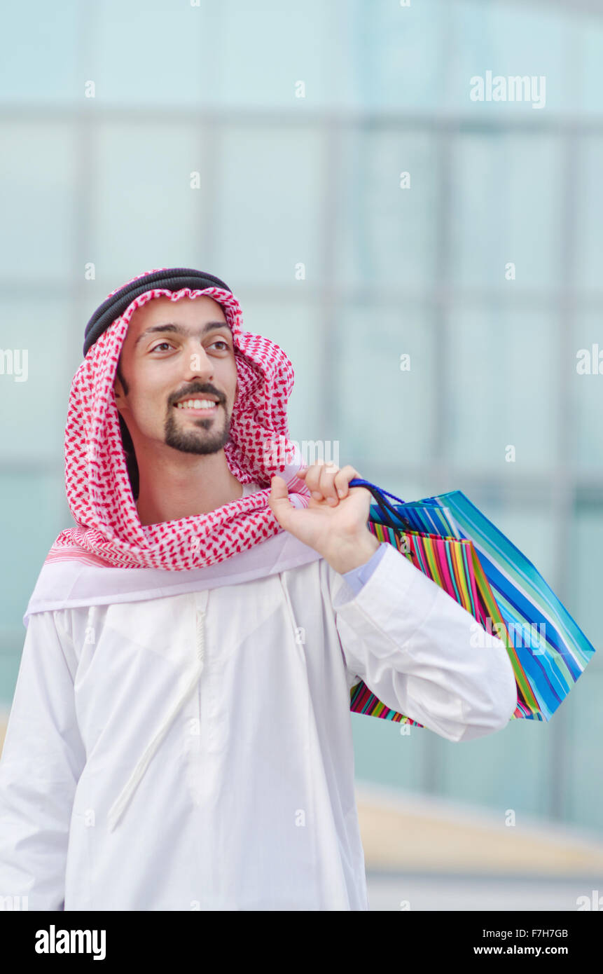 Arab on the street in summer Stock Photo - Alamy