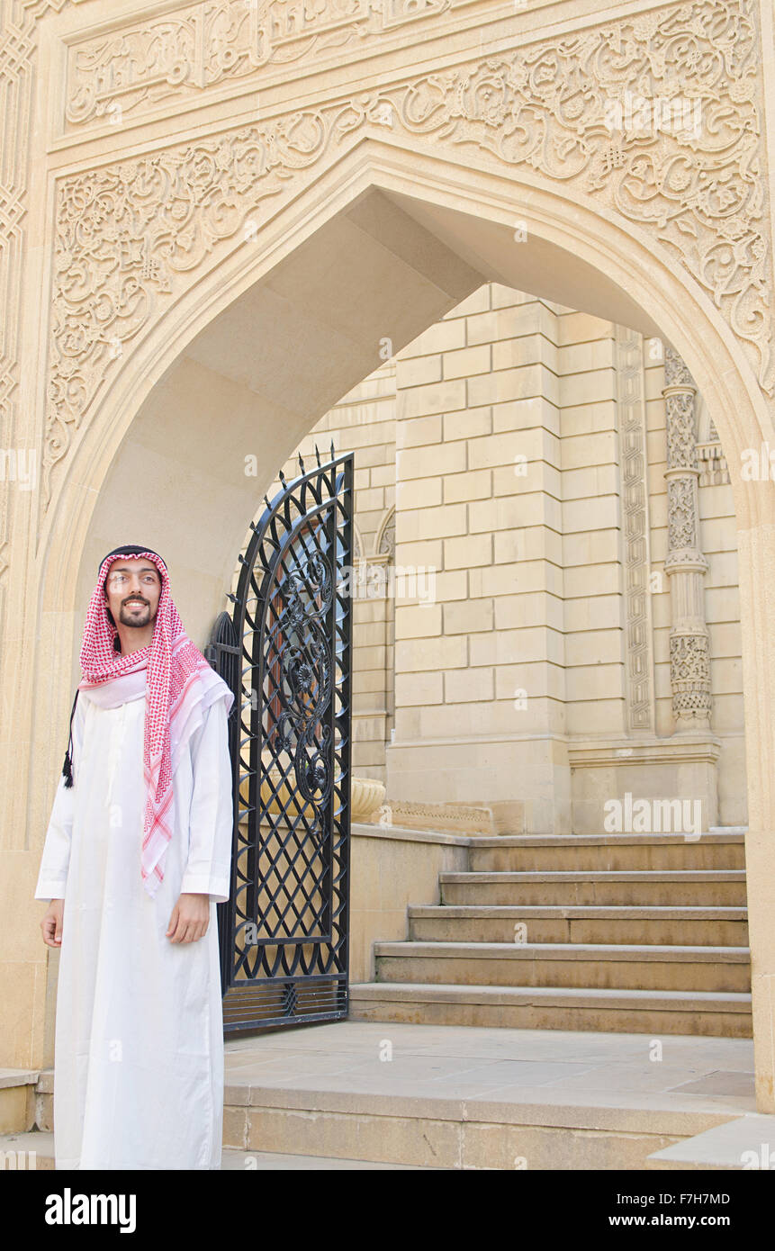 Arab on the street in summer Stock Photo - Alamy