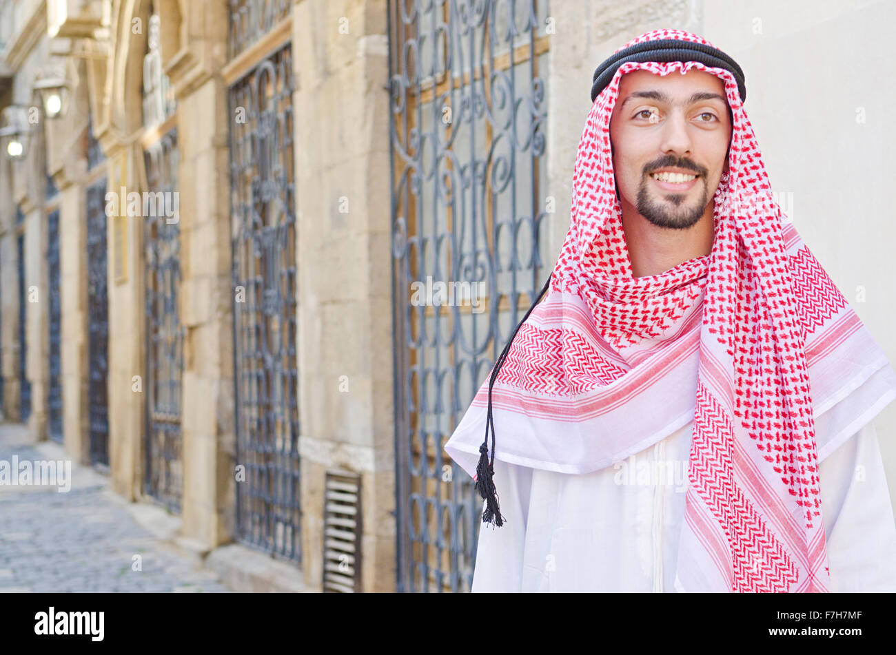 Arab on the street in summer Stock Photo - Alamy