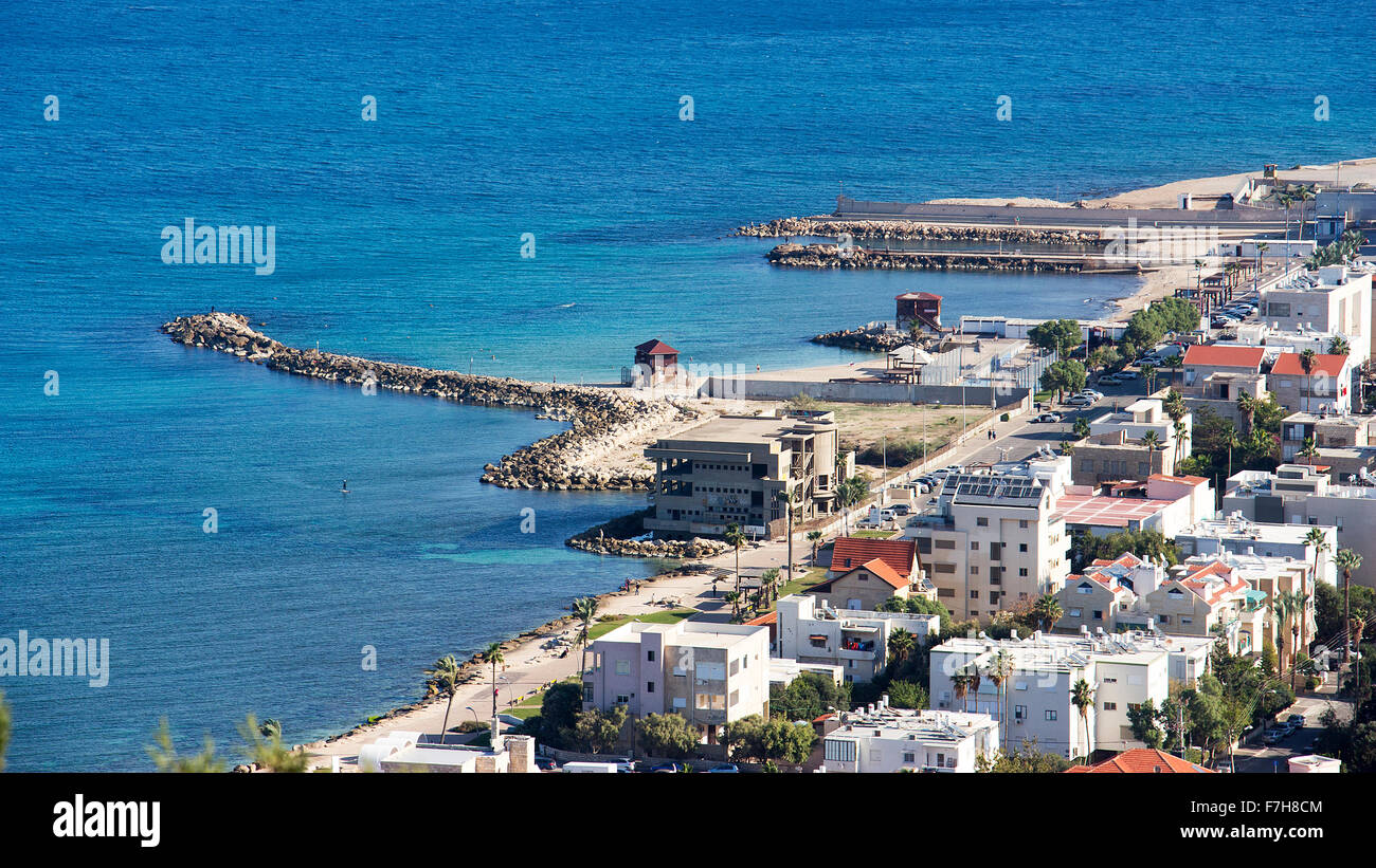 Haifa sea port Stock Photo - Alamy