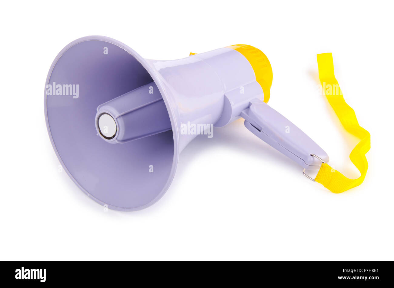 Loudspeaker isolated on the white background Stock Photo - Alamy