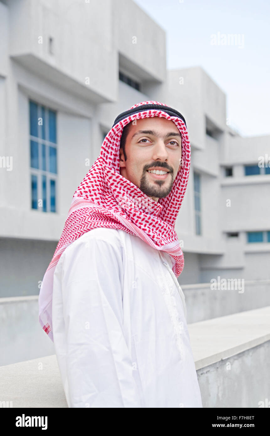 Arab on the street in summer Stock Photo - Alamy