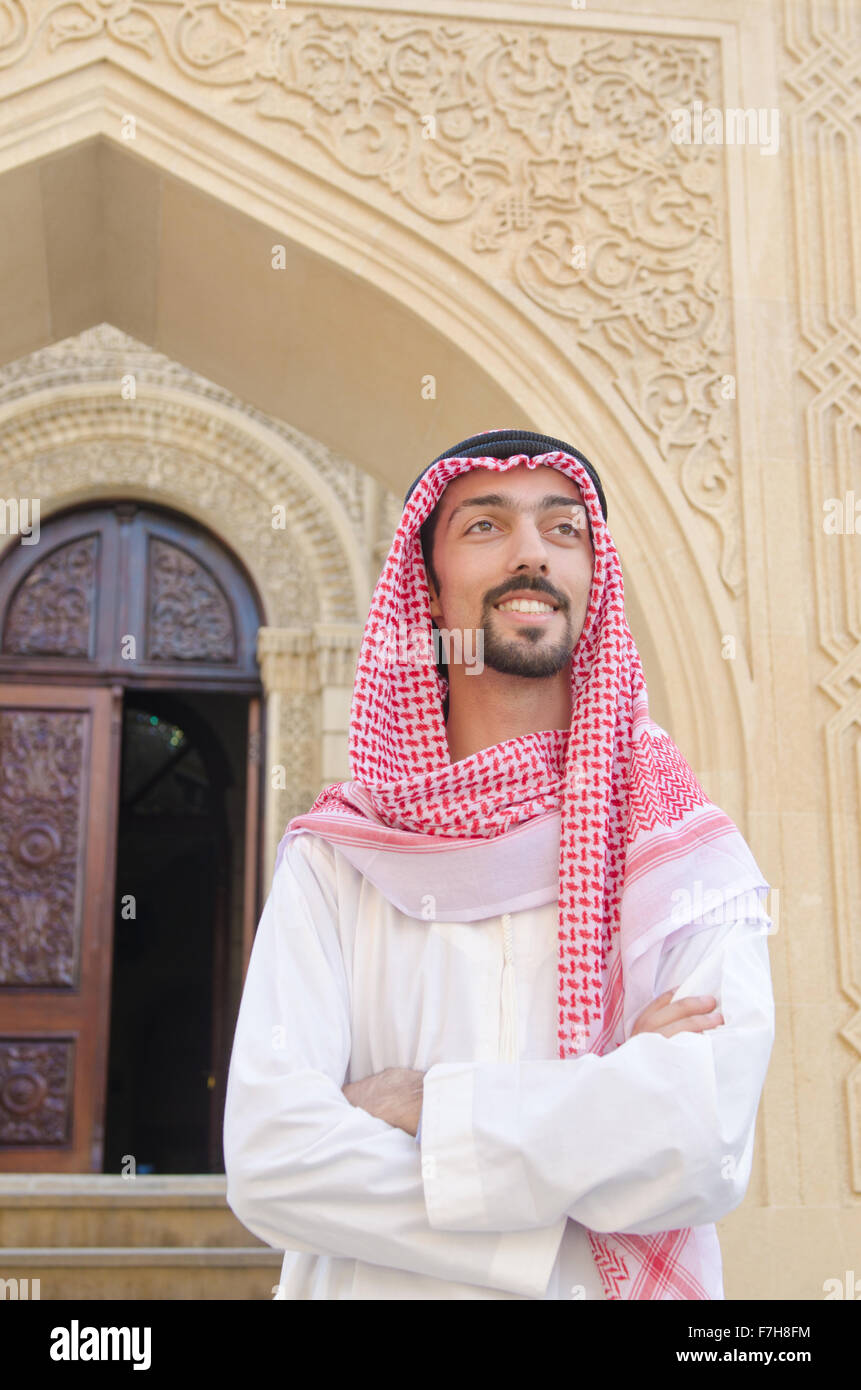Arab on the street in summer Stock Photo - Alamy