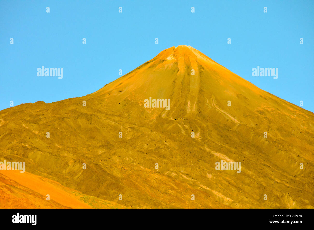 Volcan Basaltic Mountain Stock Photo - Alamy