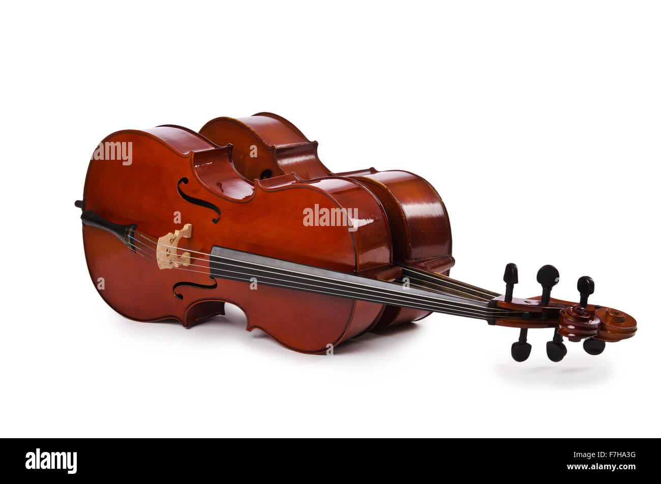 Musical instruments isolated on white Stock Photo - Alamy