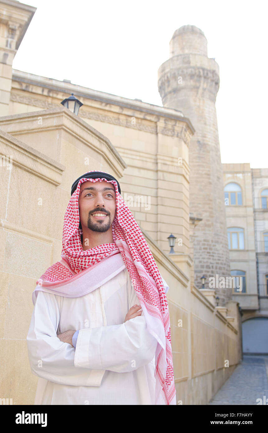 Arab on the street in summer Stock Photo - Alamy