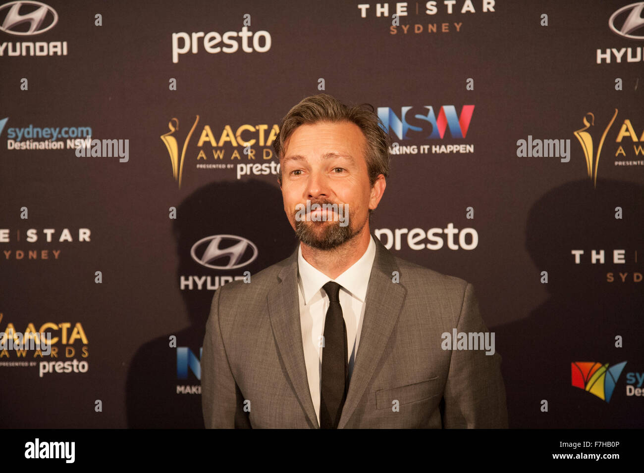 Craig Hall arrives on the red carpet ahead of the 5th AACTA Awards ...