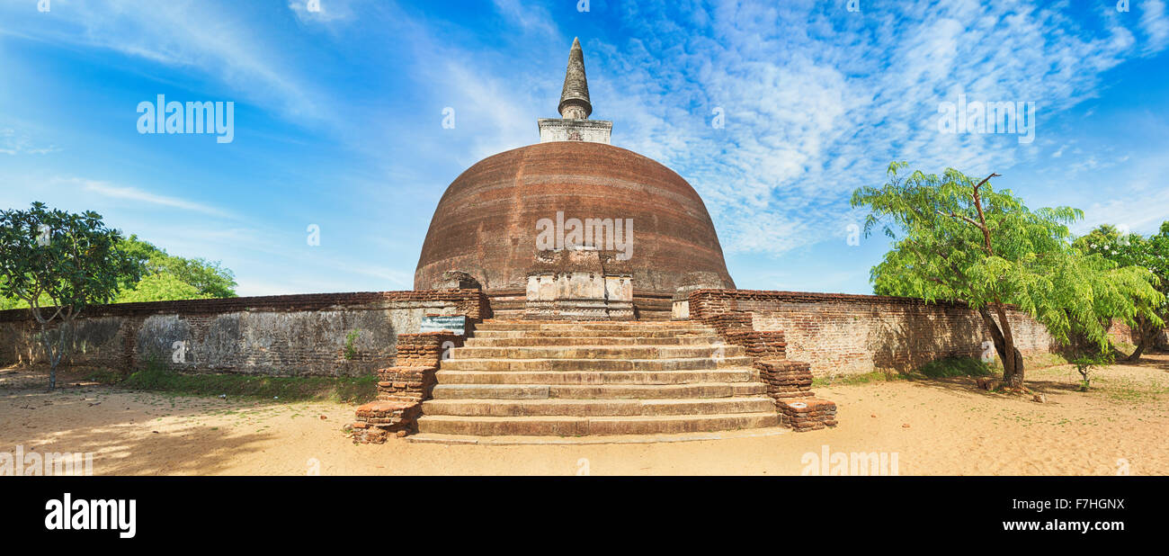 Rankoth Vehera in the world heritage city Polonnaruwa, Sri Lanka ...