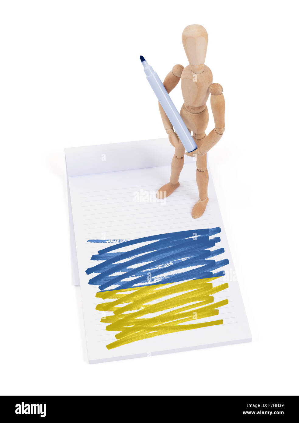 Ukraine portrait flag Cut Out Stock Images & Pictures - Alamy