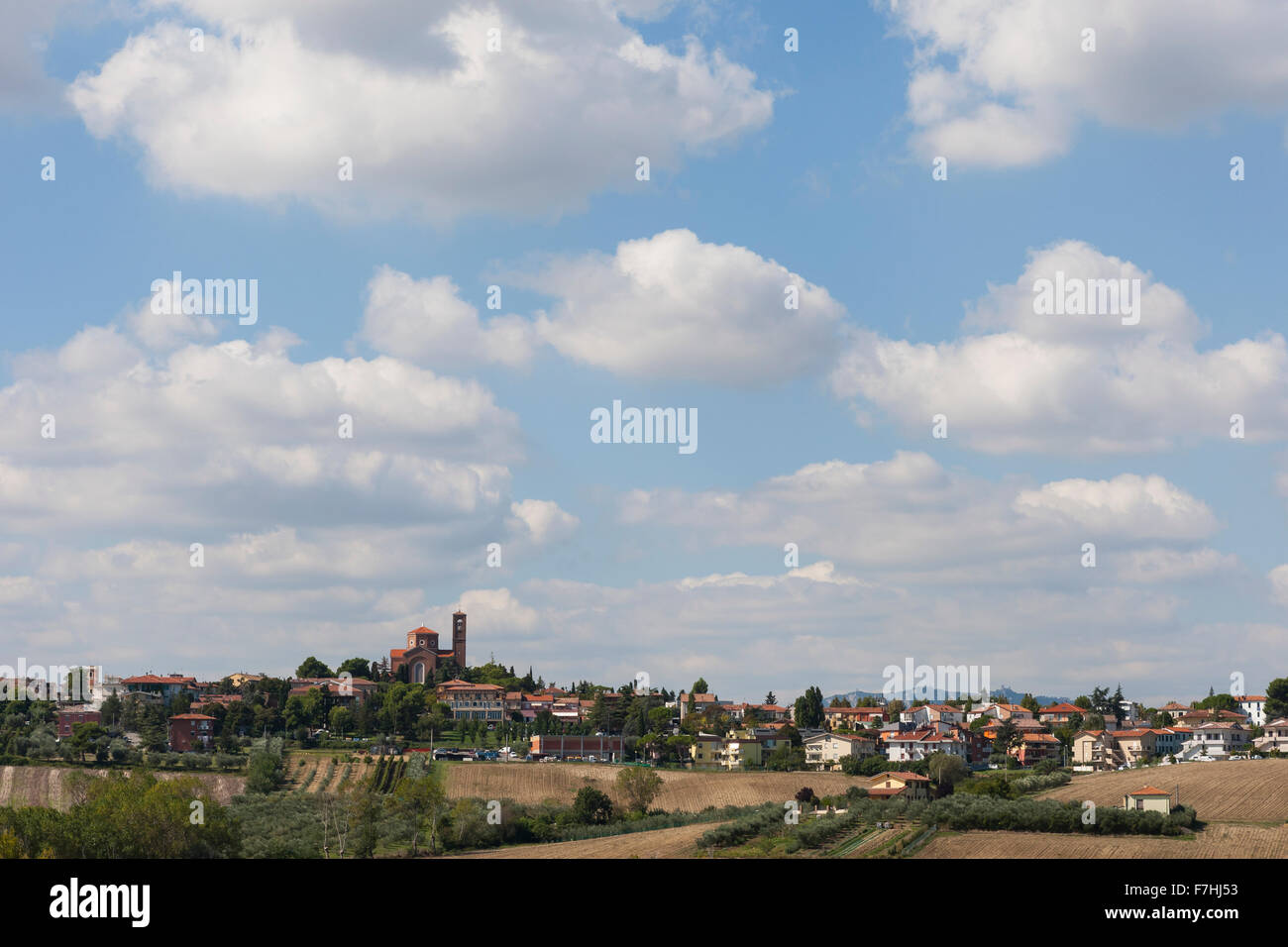 Coriano Ridge, Coriano, Italy. Scene of a world war two battle and now ...