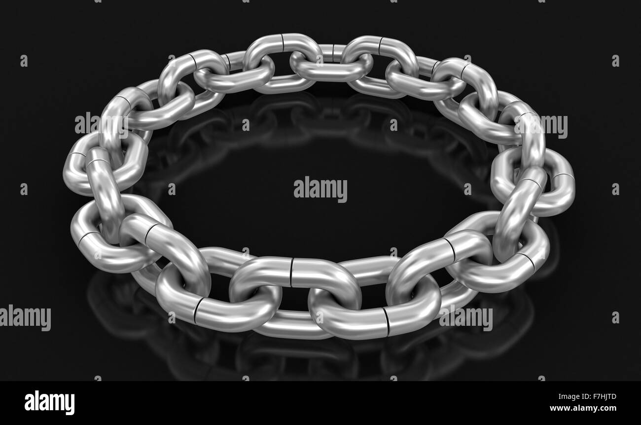 Chain Link Circle High Resolution Stock Photography and Images - Alamy