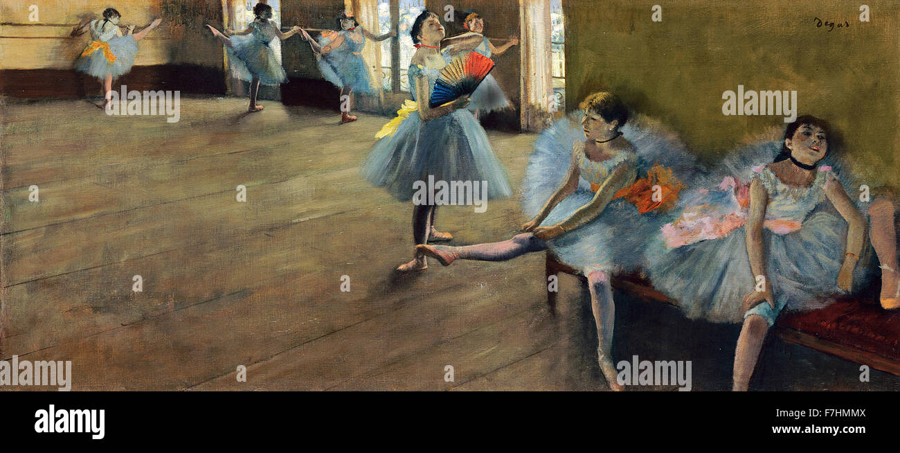 Edgar Degas - The Dance Class Stock Photo - Alamy