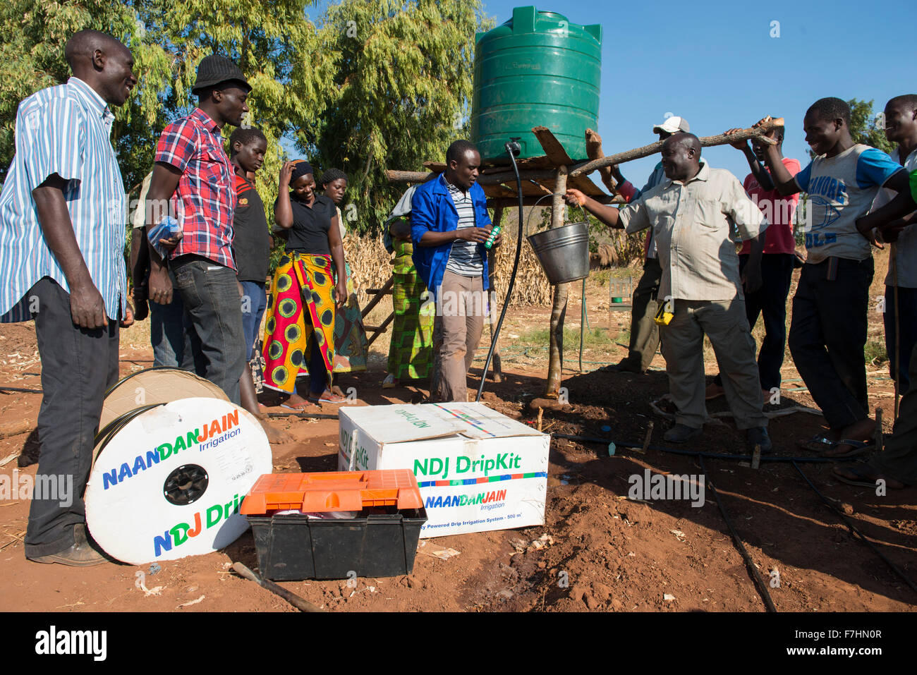Drip irrigation system africa hi-res stock photography and images - Alamy
