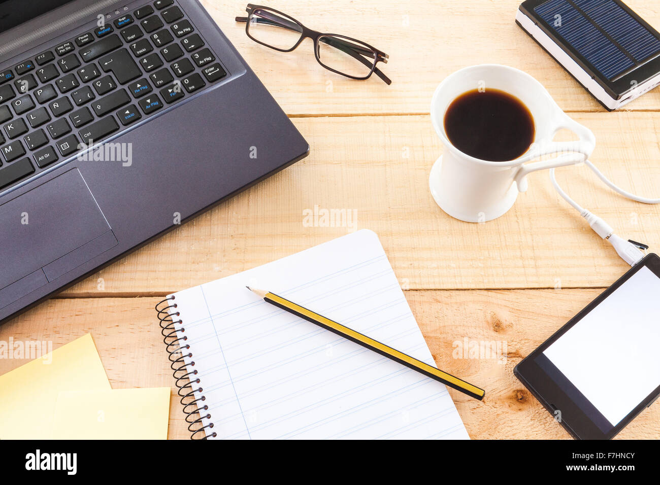 Collection of objects of an freelance worker or someone who works at ...