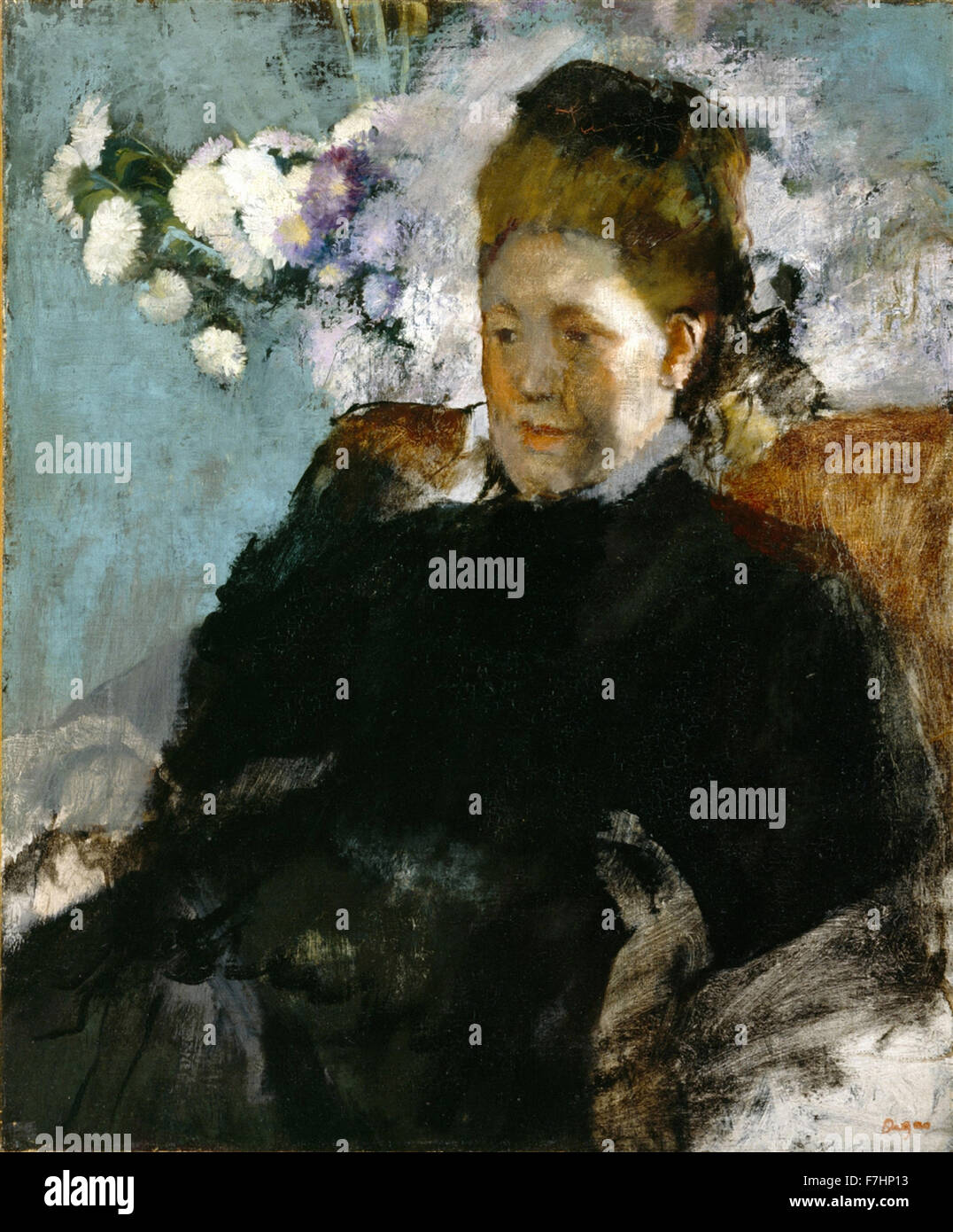 Edgar Degas - Portrait of a Woman Stock Photo - Alamy