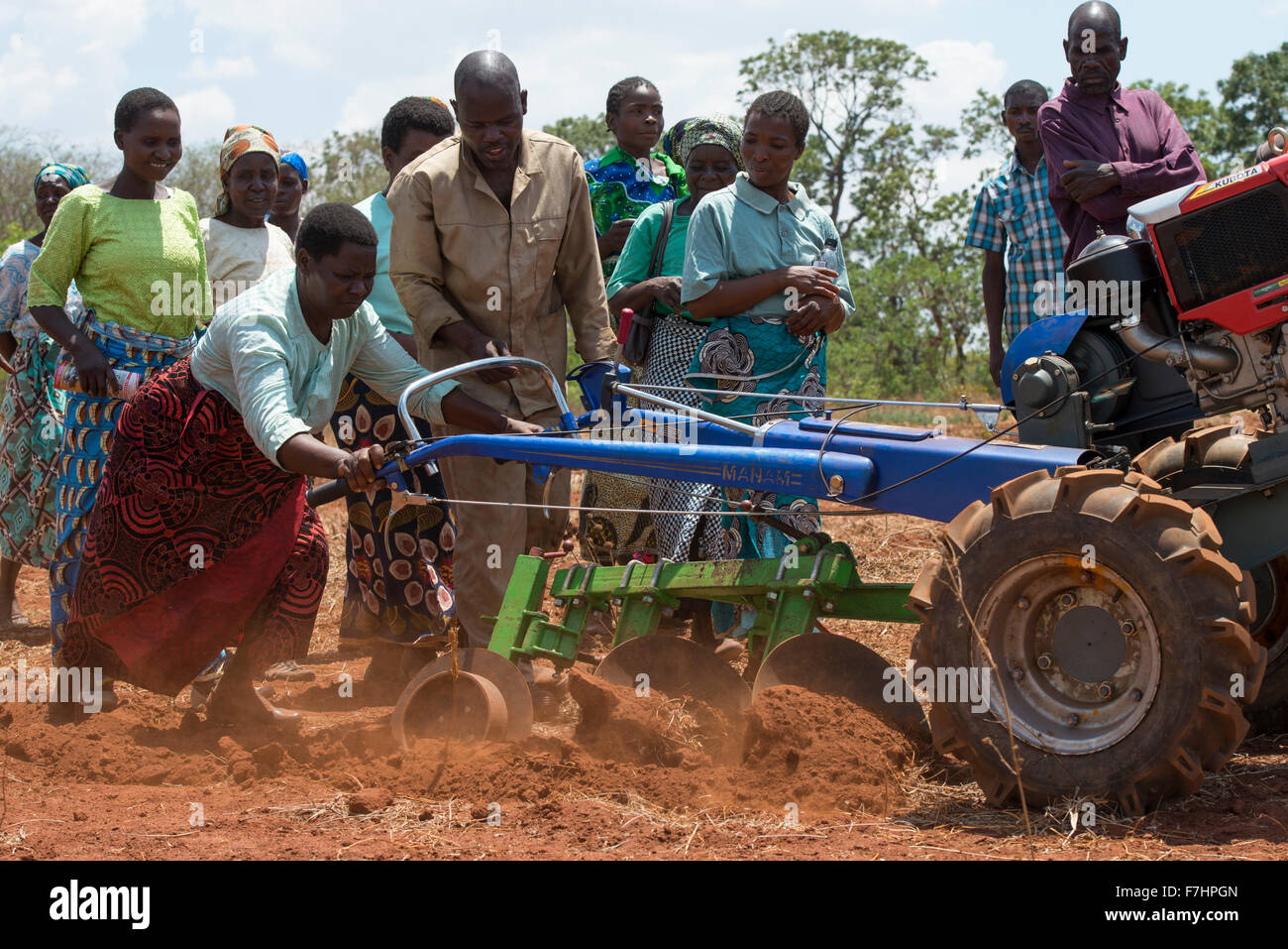 African woman farmer tractor hi-res stock photography and images - Alamy