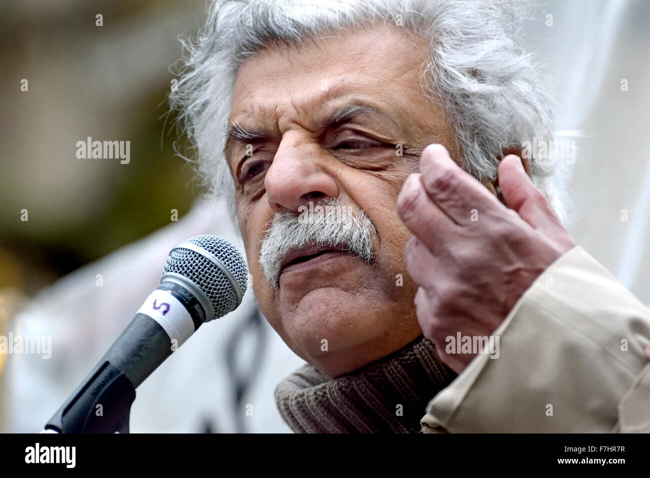 Tariq Ali - Pakistani writer, journalist and campaigner - speaking at ...