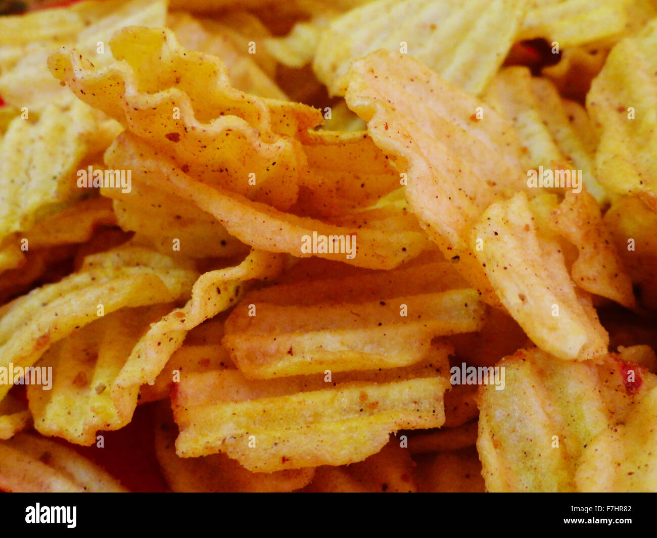 Close up of potato chips Stock Photo - Alamy