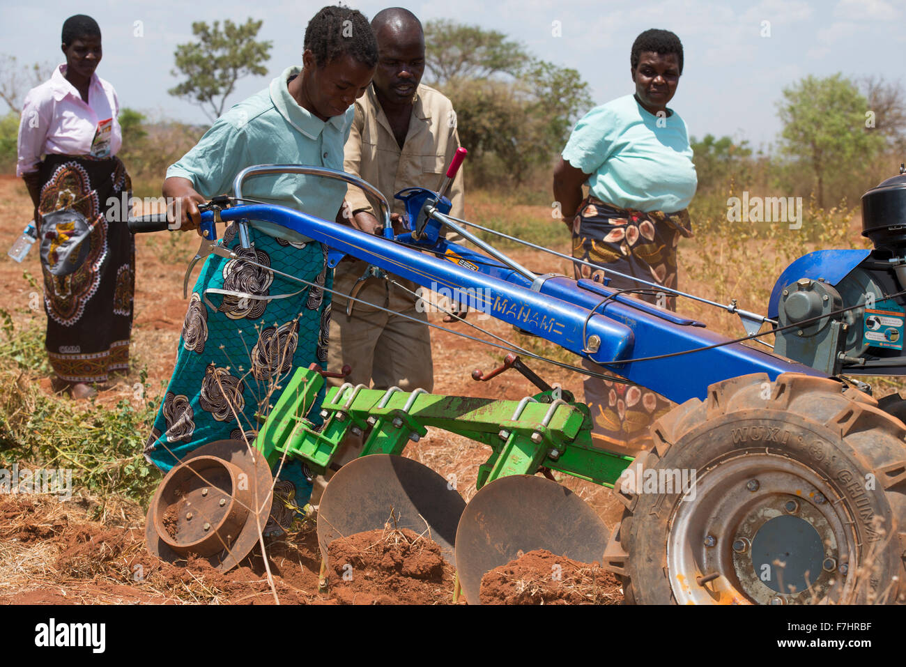 African woman farmer tractor hi-res stock photography and images - Alamy