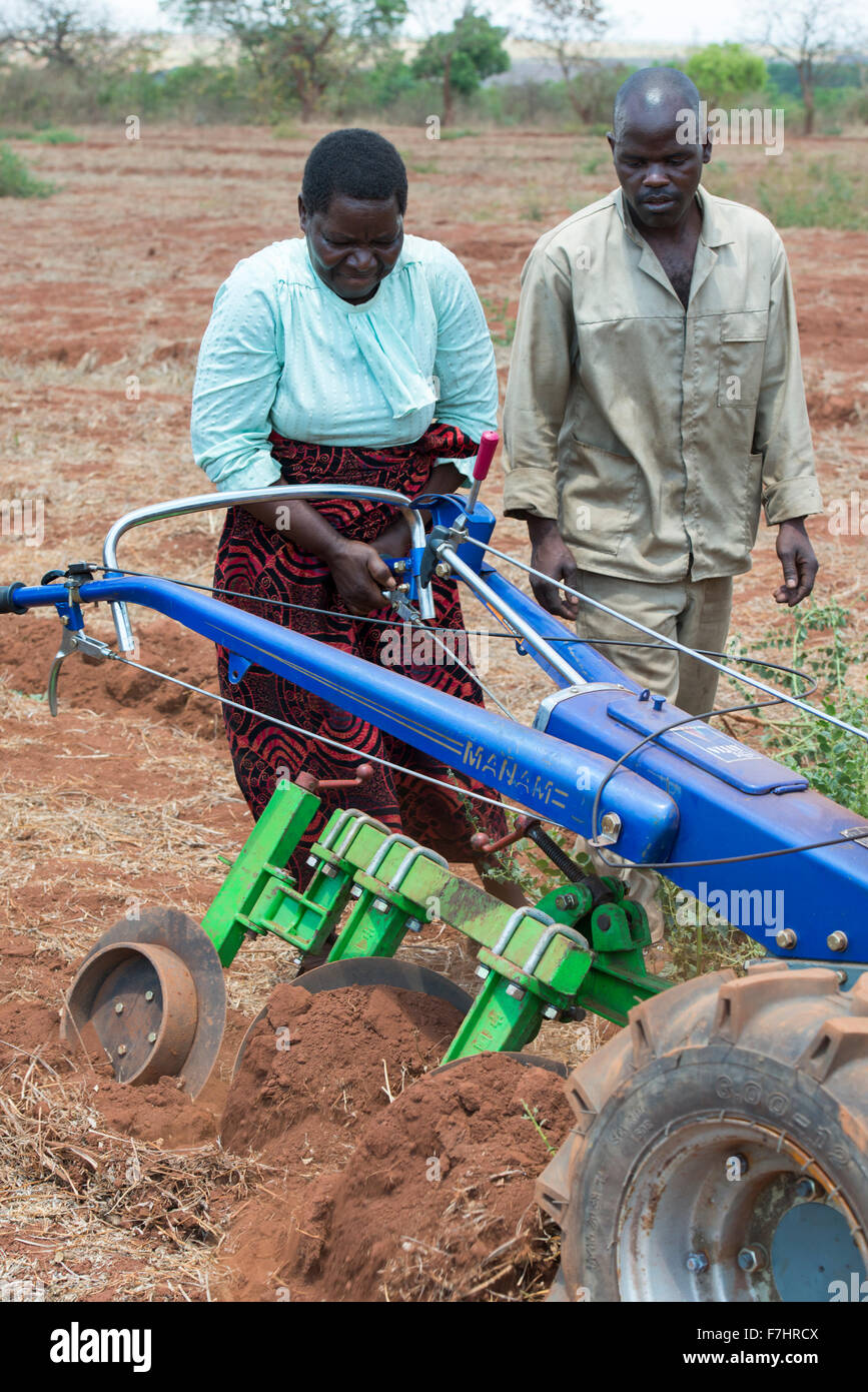 African woman farmer tractor hi-res stock photography and images - Alamy