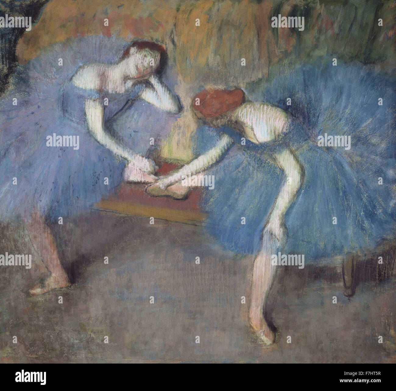 Edgar Degas - Two Dancers - Orsay Museum Paris Stock Photo - Alamy