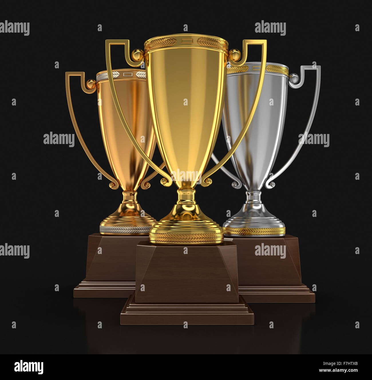 Trophy Cups (clipping path included Stock Photo - Alamy
