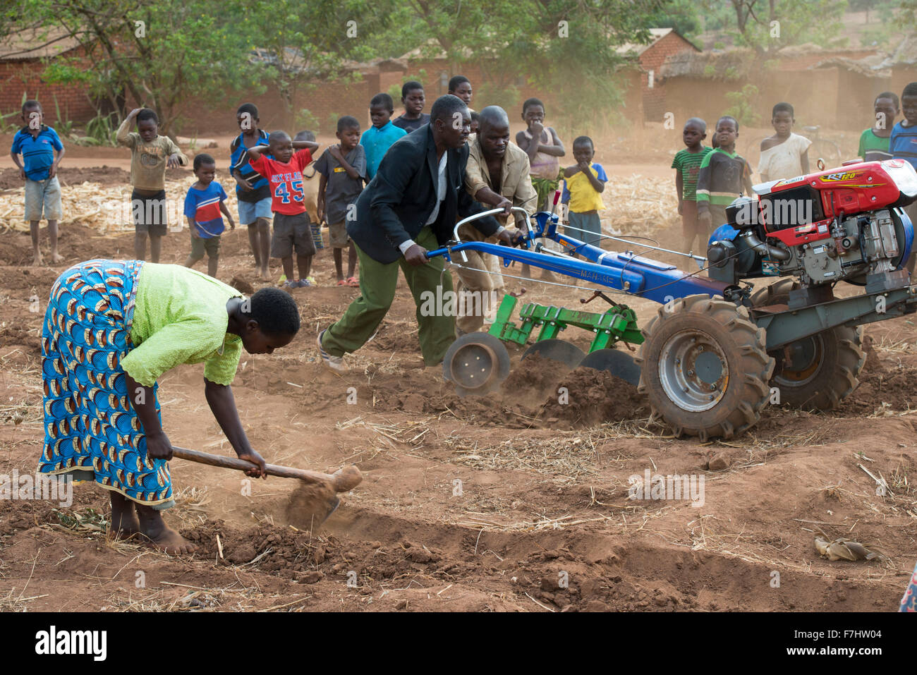 African woman farmer tractor hi-res stock photography and images - Alamy