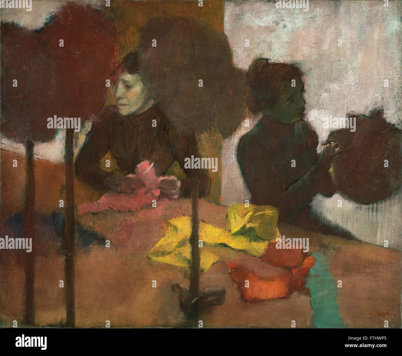 Edgar Degas - The Milliners Stock Photo - Alamy
