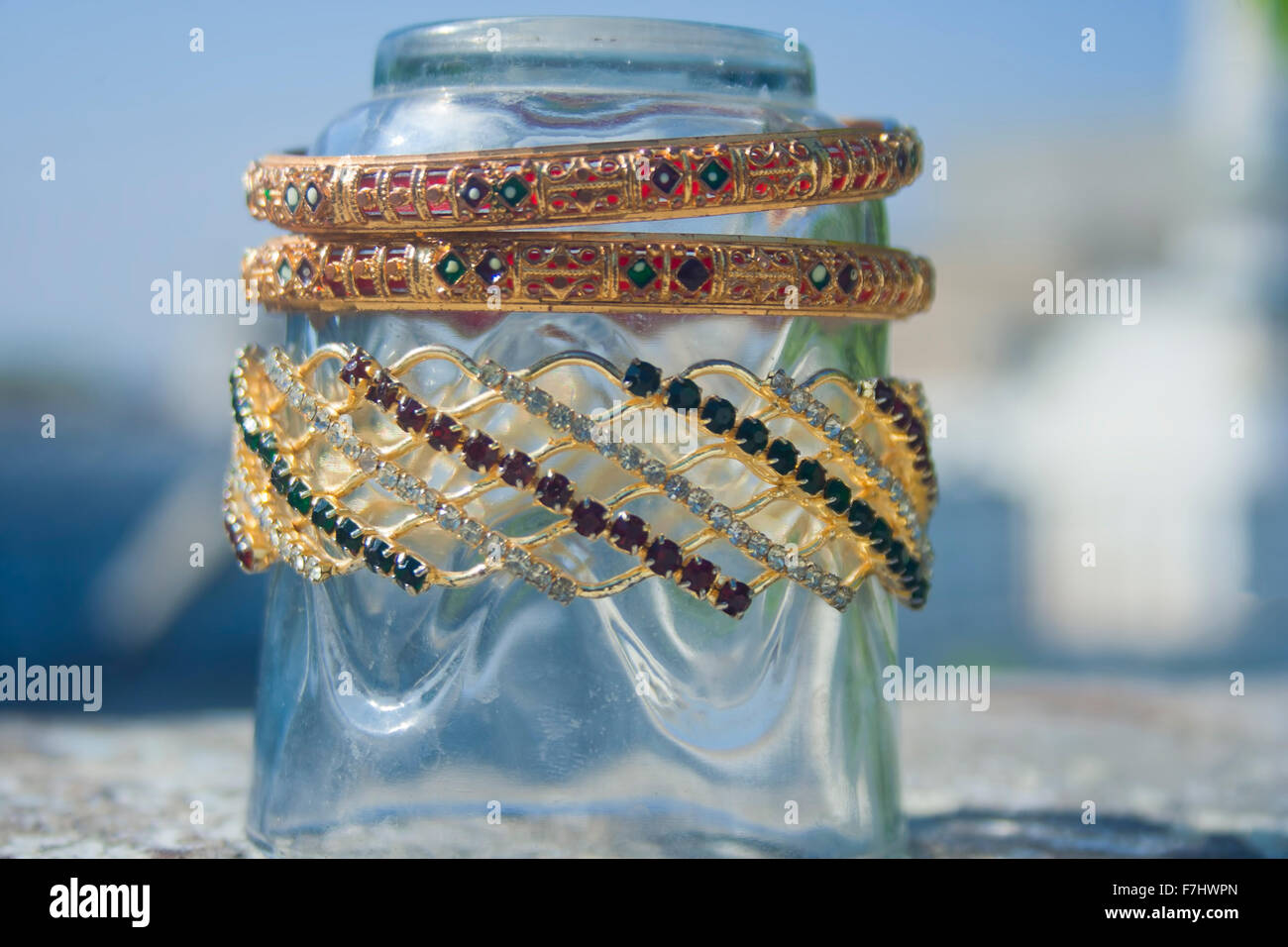 Glass bangles colored hi-res stock photography and images - Alamy
