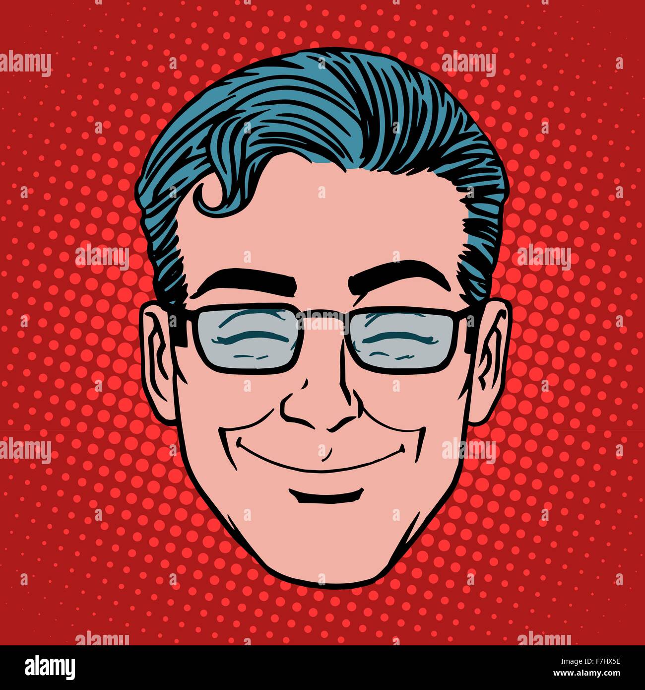Emoji fun smile man face icon symbol Stock Vector Image & Art - Alamy