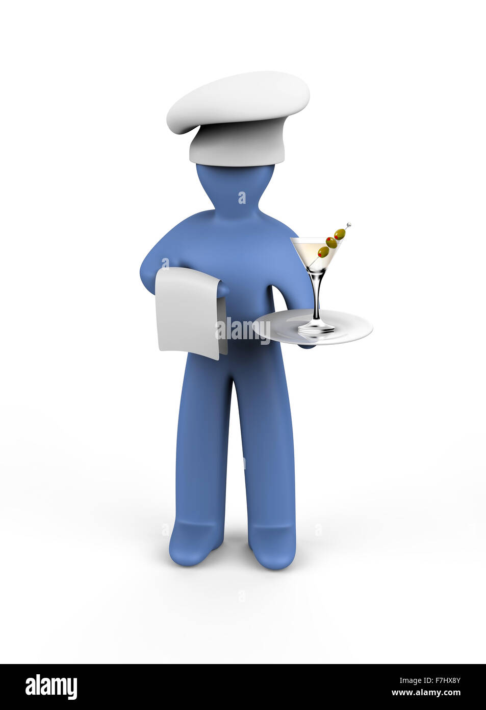 Martini with olives illustration Cut Out Stock Images & Pictures - Alamy