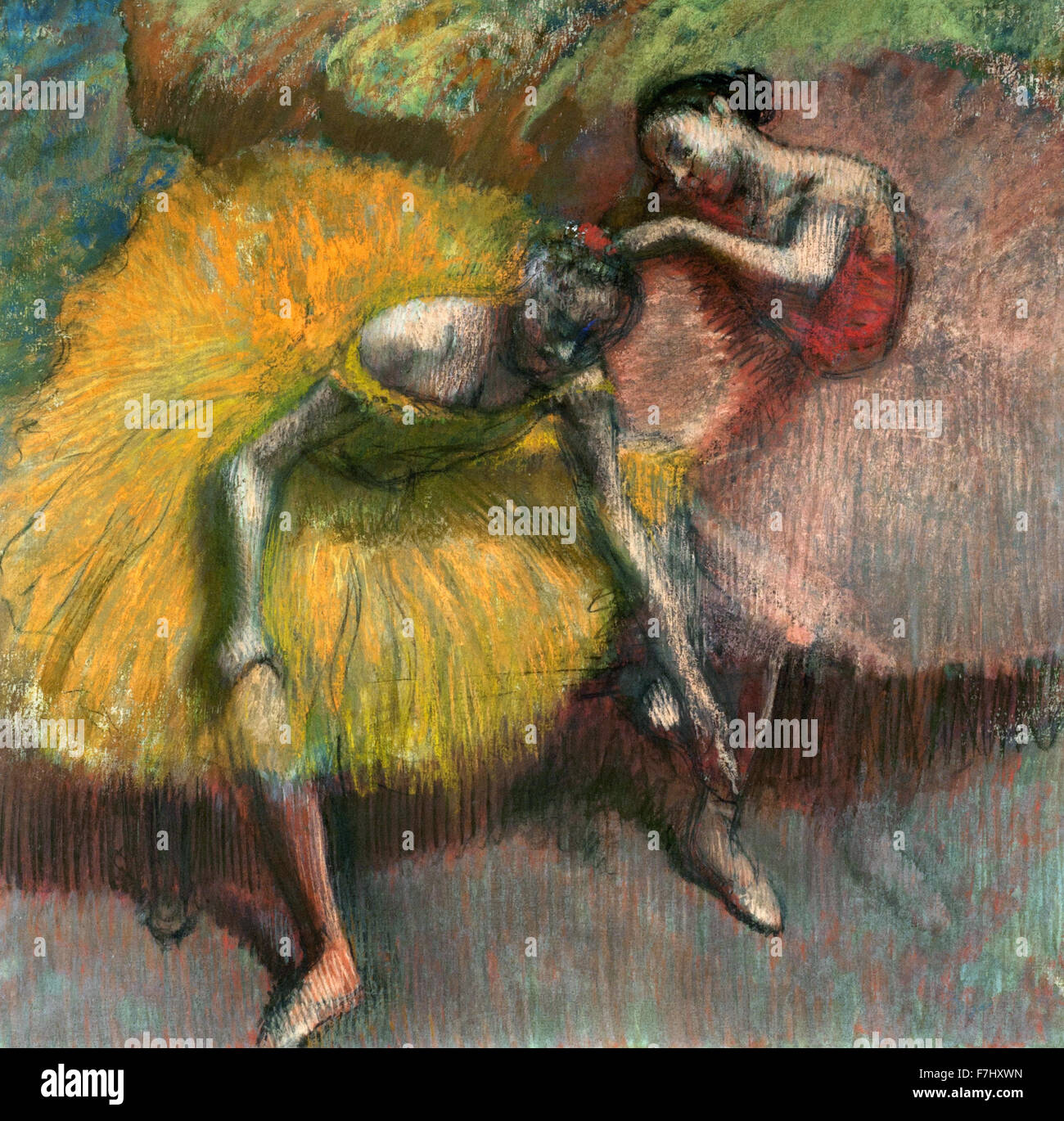 Edgar degas two dancers hi-res stock photography and images - Alamy