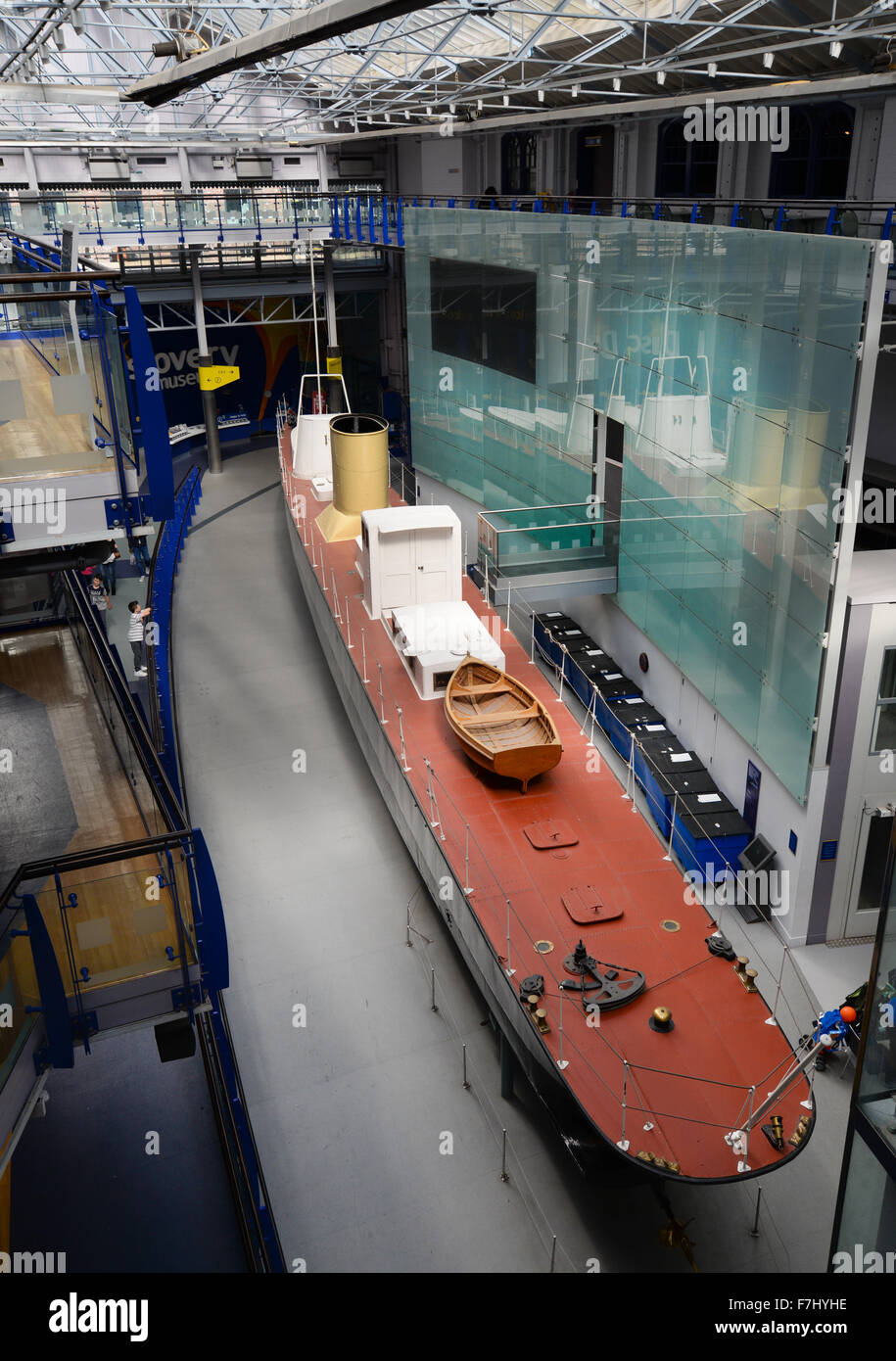 Turbinia on display at the Discovery Center, Newcastle upon Tyne Stock ...