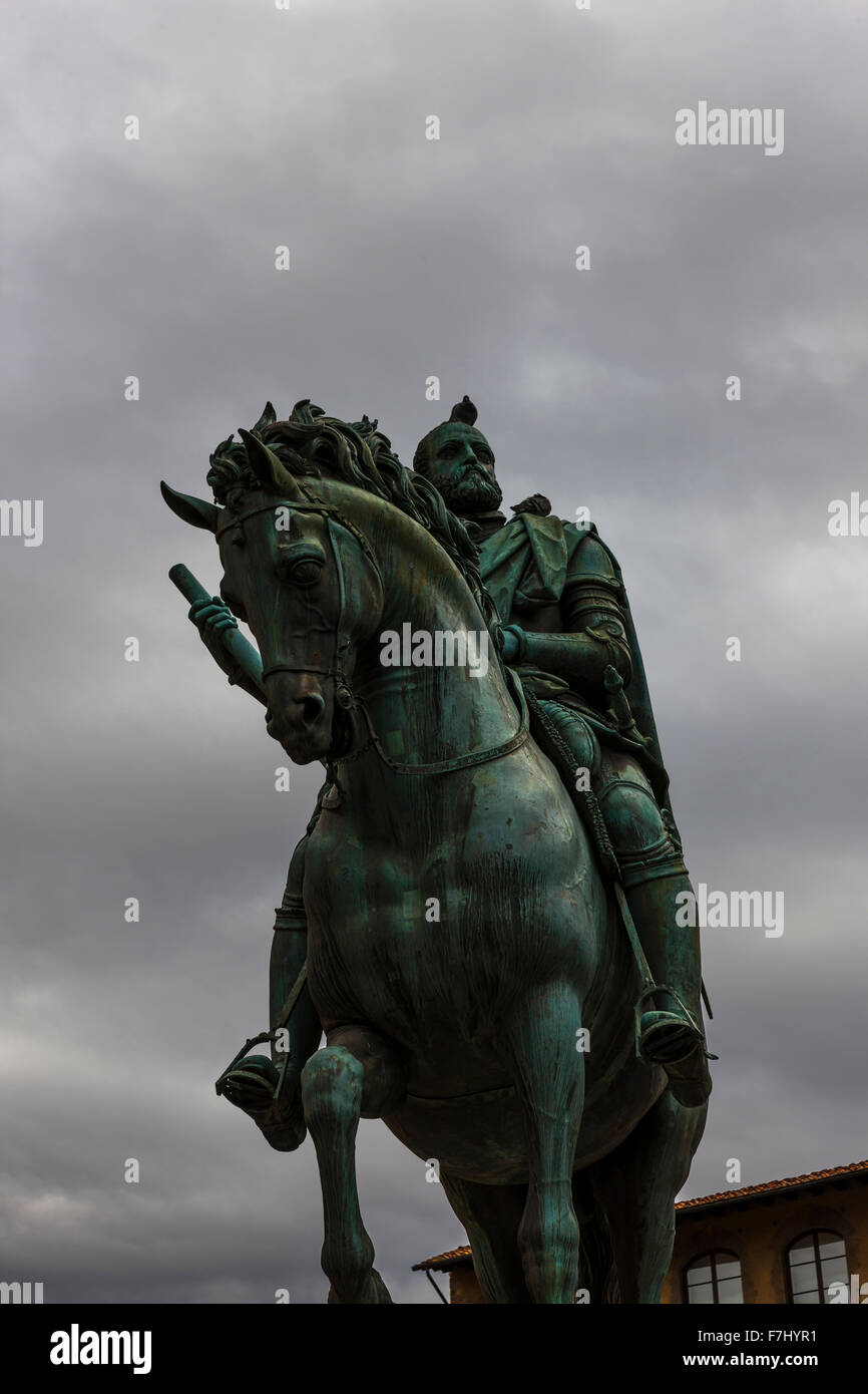 Cosimo1 statue florence hi-res stock photography and images - Alamy