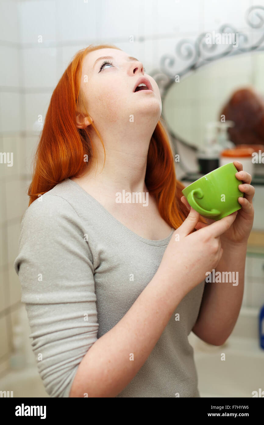 Person gargle mirror hi-res stock photography and images - Alamy