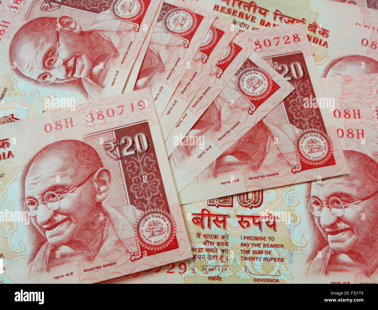Macro Shot of Indian Rupee Bank Notes Stock Photo - Alamy