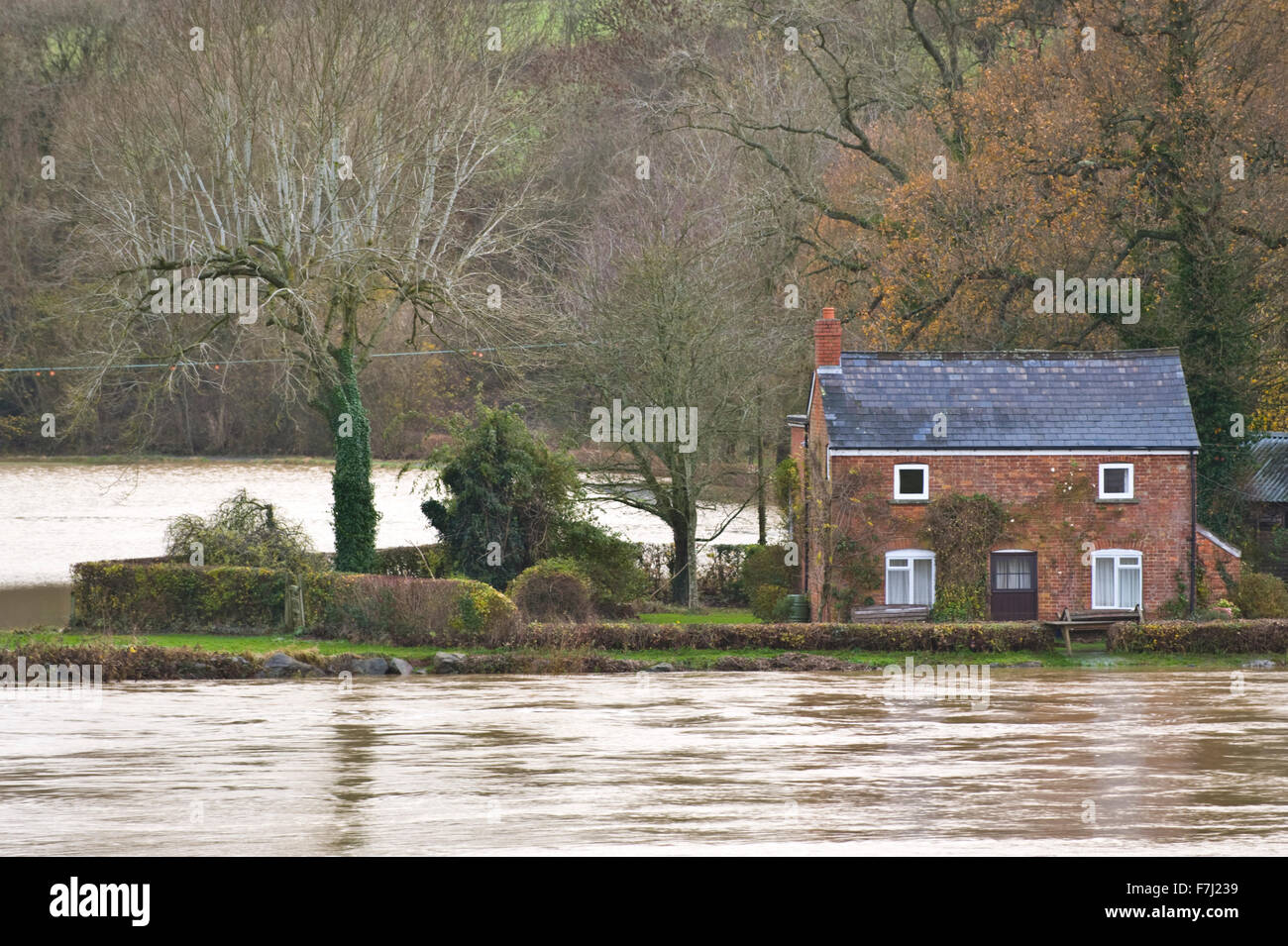 The Warren, Hay-on-Wye, Powys, Wales, UK, 1st December 2015. UK weather ...