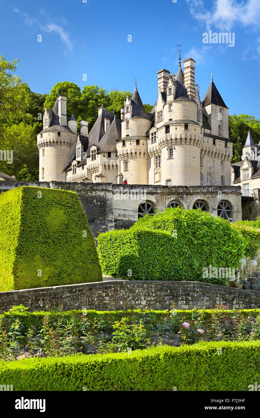 Usse Castle, Usse, Loire Valley, France Stock Photo - Alamy